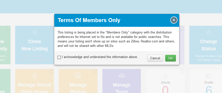 How to add a Members Only Listing under a Team