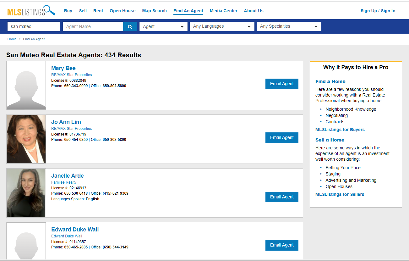 Additional Neighborhood Info & Modified Agent Search Results Sorting on ...