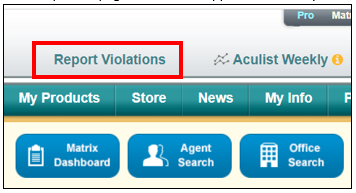 How Report a Violation