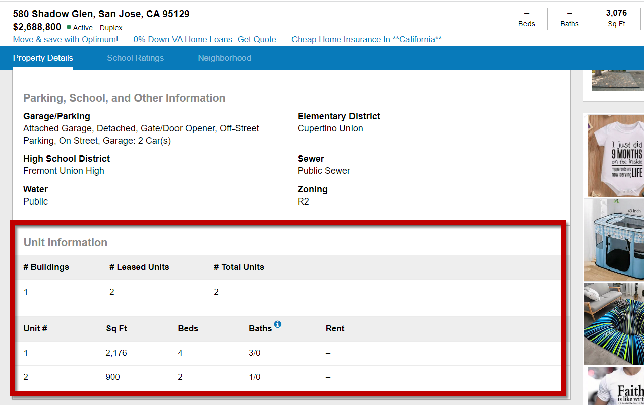 New “Unit Information” Feature on MLSListings.com (October 2023)