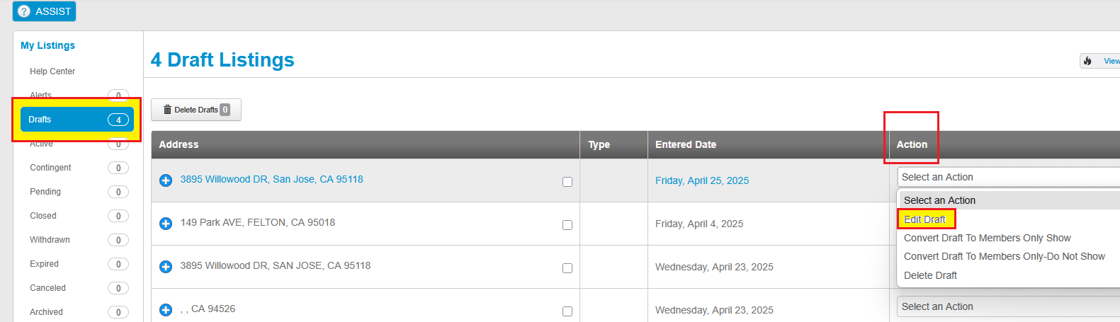 Adding a Co-Listing Agent